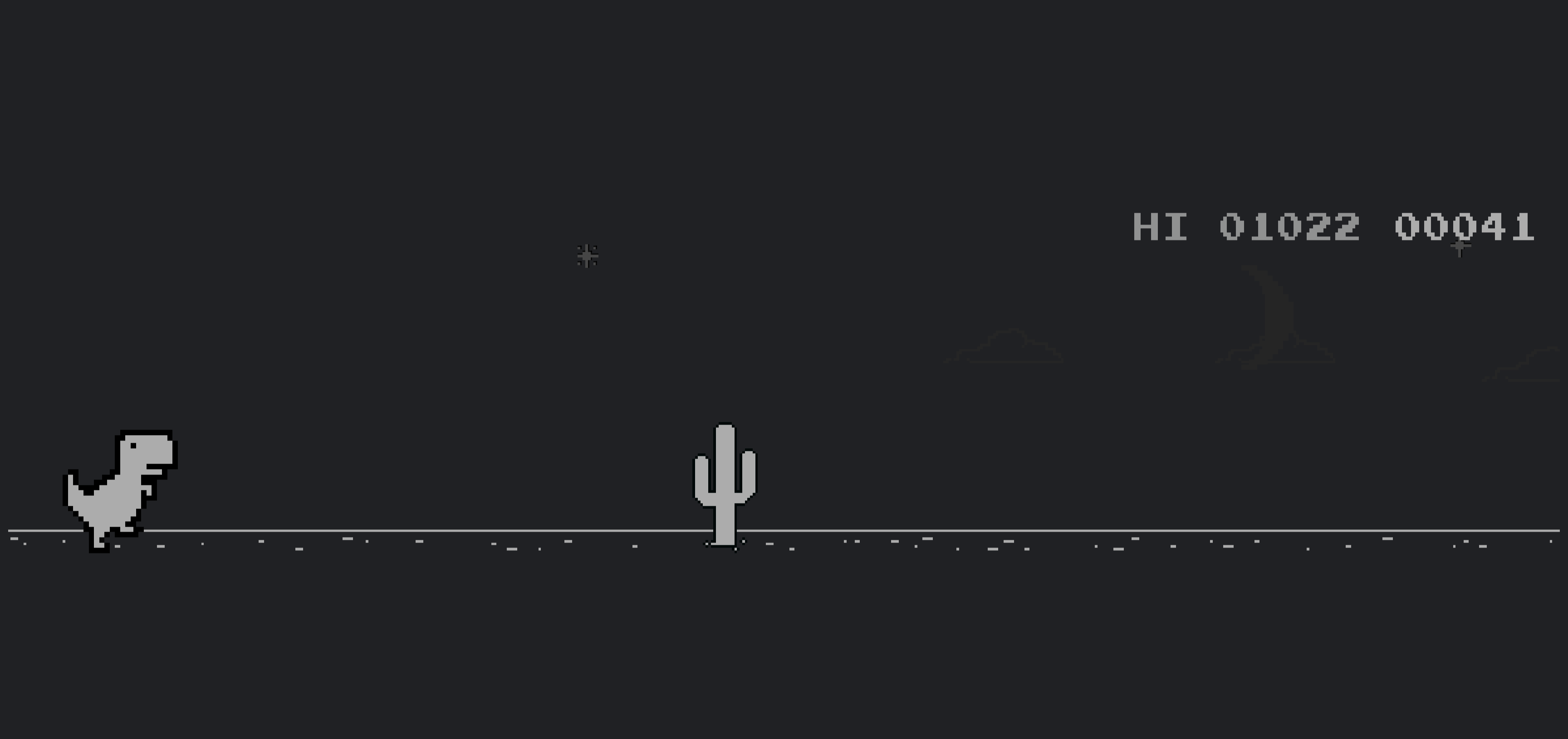 Chrome Dino - 谷歌经典小游戏 | 网络驿站 - 优质网站推荐